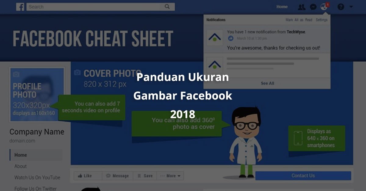 Panduan Ukuran Gambar Facebook Tahun 2026 • ReeZh Design