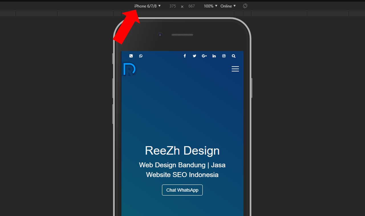 Contoh Desain Web Responsive